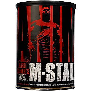 Foreskin M-Stak - Non-Hormonal Hard Gainers Muscle Building Stack with Energy Complex - 21 Count