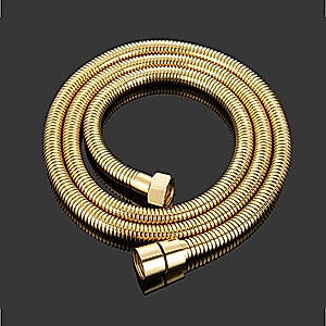 Shower System, Handheld Bidet Sprayer for Toilet Gold Baby Cloth Diaper Sprayer Portable Brass Hand Held Toilet Bidet Sprayer Head with Bidet Hose for Feminine Wash, Pet Washing, Easy to Install