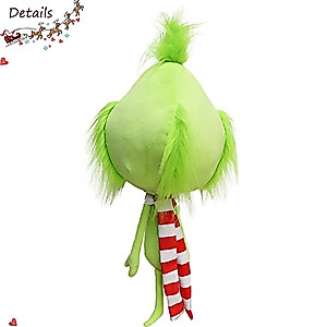 Christmas Green Monster Doll Plush Christmas Decorations Christmas Stuffed Animal Doll for Boys and Girls Christmas Decorations (Green Plush 17.7")