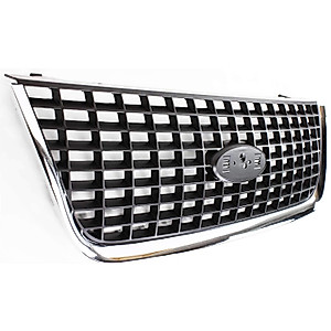 Evan Fischer Grille Assembly Compatible with 2003-2006 Ford Expedition - FO1200401