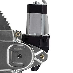 Brock Replacement Pair Set Front Power Window Lift Regulators & Motors Assemblies Compatible with 1981-1996 F150 Pickup Truck F6TZ1523209AA F6TZ1523208AA