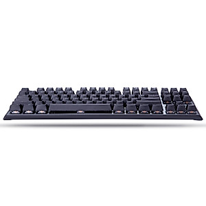 Rantopad MXX Mechanical Gaming Keyboard - 87 Keys,White Backlit, Blue Switches, Grey Aluminum Cover, N-Key Rollover