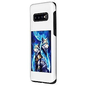 Galaxy S10 Cosmic Wolves, Sci Fi Wolf, Space, animals Case