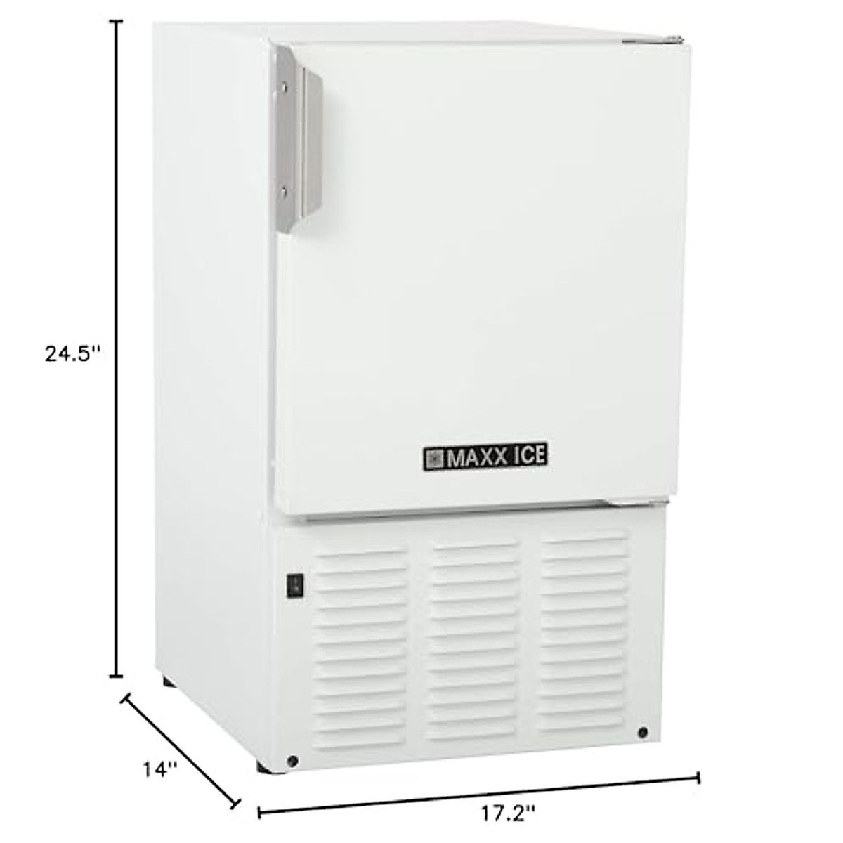 Marine Crescent Ice Maker - 23 lbs. - Stainless-North America Plug Type