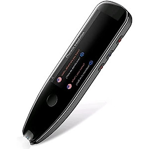 Pen Translation Device, scanning Translation Reading Pen - multilingual Dictionary Pen with Bluetooth/Wi-Fi/AI Voice Assistant| Scan Text and translate | Speak and translate - Wireless and Offline
