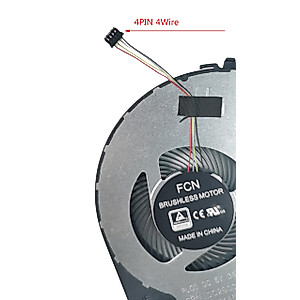 CPU Cooling Fan for HP 15-DU 15-DW 15-DY 15S-DU 15S-DR 15S-DY 15S-FQ,Compaitible L52034-001 DC28000N6F0 FLG0 DFS5K12114464N TPN-C139,