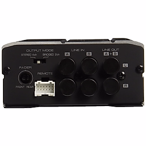 Kenwood 1177524 Compact Automotive/Marine Amplifier Class D Kac-M1824BT, 180W RMS, 400W PMPO, 4 Channel