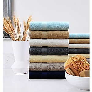 COTTON CRAFT Simplicity Washcloth Set -28 Pack 12x12-100% Cotton Face Body Baby Washcloths - Quick Dry Lightweight Absorbent Soft Everyday Luxury Hotel Spa Gym Pool Camp Travel Dorm Easy Care - Multi