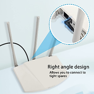 PNGKNYOCN Right Angle DC Power Splitter Cable 1 Female to 2 Male 5.5mm x 2.1mm Y Splitter Adapter Wire for CCTV Cameras DVR, LED Light Strip