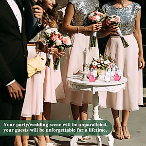 Tessco 48 Sets 100 ml Plastic Light Bulb Jars Clear Candy Containers for Party Favors with Labels and Strings Fillable Lightbulb Jar Ornaments for Wedding Party Drink DIY Crafts, Silver