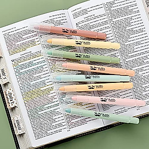 Mr. Pen- Gel Highlighter, 8 Pack, Pastel Colors, Bible Highlighters No Bleed, No Bleed Highlighters, Bible Highlighter, Bible Markers, Gel Highlighters for Bibles, Highlighter