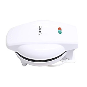 Courant Mini Donut Maker Machine for Holiday, Kid-Friendly, Breakfast or Snack, Desserts & More with Non-stick Surface, Makes 7 Doughnuts, White