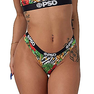 PSD Women's Hawaiian Zebra Th Thong, Multi, S