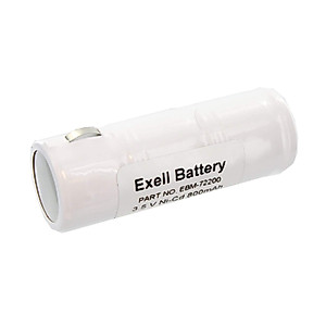 Exell Battery EBM-72200 Battery Compatible with MEDIC LUX,VISTA 200 HANDLE,Powertron N1027,N1049, Alpha Source AS10097,N36751, Cardinal CJB-191,Chloride MEDIC LUX, MED-72200, Diversified N N36751