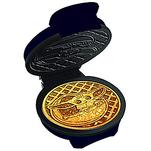 Uncanny Brands Star Wars The Mandalorian The Child Waffle Maker- Baby Yoda Waffles