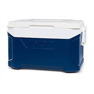Igloo 50338 Latitude Chest Cooler, Blue/meteorite, 52 Quart