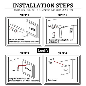 Looife Custom Canvas Wall Art from Your Photo 40x20 inch Frame Personalized Picture Prints Decor Wrapped Canvas Poster for Room Decoration Ready to Hang