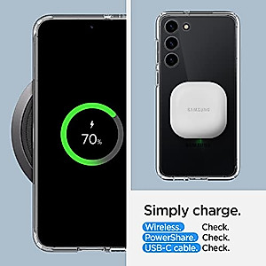 Spigen Ultra Hybrid Designed for Galaxy S23 Case (2023) - Crystal Clear