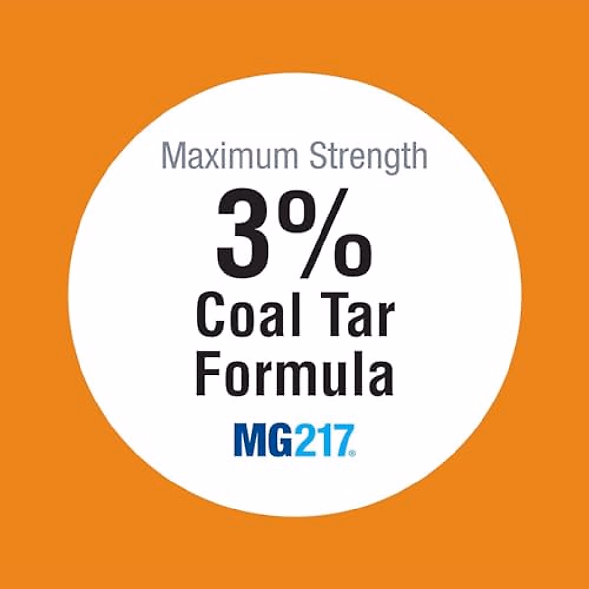 MG217 Dandruff 3% Coal Tar Dandruff Shampoo, Controls Flaking & Relieves Itchy Scalp - 8 oz Tube