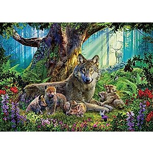 Ravensburger Great Outdoors Puzzle Series: Wolves in The Forest - 300 Piece Unique Jigsaw Puzzle for All Ages | Premium Quality | Anti-Glare Surface | FSC-Certified Materials