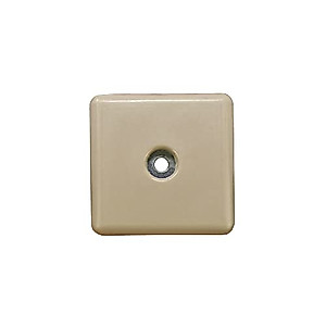 Shepherd Hardware 9244 2-1/8-Inch Square, Adhesive Slide Glide Furniture Sliders, 4-Pack , Beige