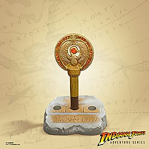 Indiana Jones and The Raiders of The Lost Ark Adventure Series Staff of Ra Headpiece Electronic Roleplay Talisman Costume Cosplay (F8033)