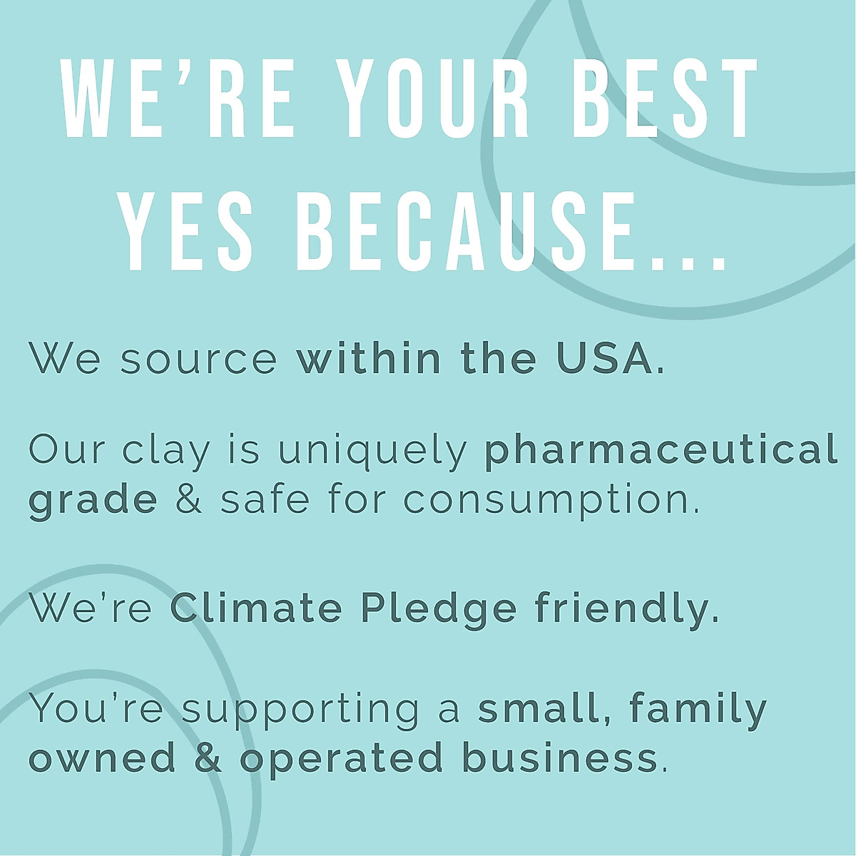 Calcium Bentonite Clay Healing Powder - Pure Pharmaceutical, Better Than Food Grade - Face, Body & Hair Detox Mask, for Internal Use, Natural Mud Masks, Deep Pore Cleansing for Health & Beauty