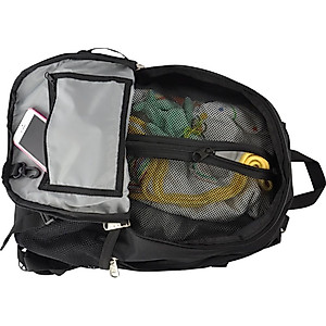 Rio Diaper Backpack with Baby Bottle Cooler and Changing Mat, Shoulder Baby Bag, Food Cooler, Clip to Stroller (Black/Bubble Gum) - Obersee