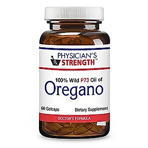 Physician's Strength Wild Oil of Oregano - 60 Gelcaps - Non-GMO - 60 Servings