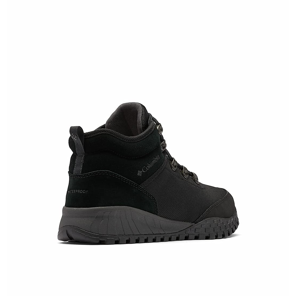 Columbia Men's Fairbanks Mid Hiking Shoe, Black/Shark, 10