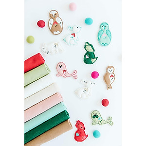 Kimberbell Felt Sheet, Color: Gingerbread, Size: 12 x18, Thickness: 1.4 mm, Iron-Friendly & Machine Washable, Machine Embroidery, Quilting & Sewing - KDKB1240