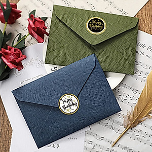 REWIDPARTY Gold 30th Birthday Stickers (500 per Roll, Round, Paper, Waterproof, 1.5'' Diameter) - Party Decorations, Anniversary, Classmate, Company Party Favors