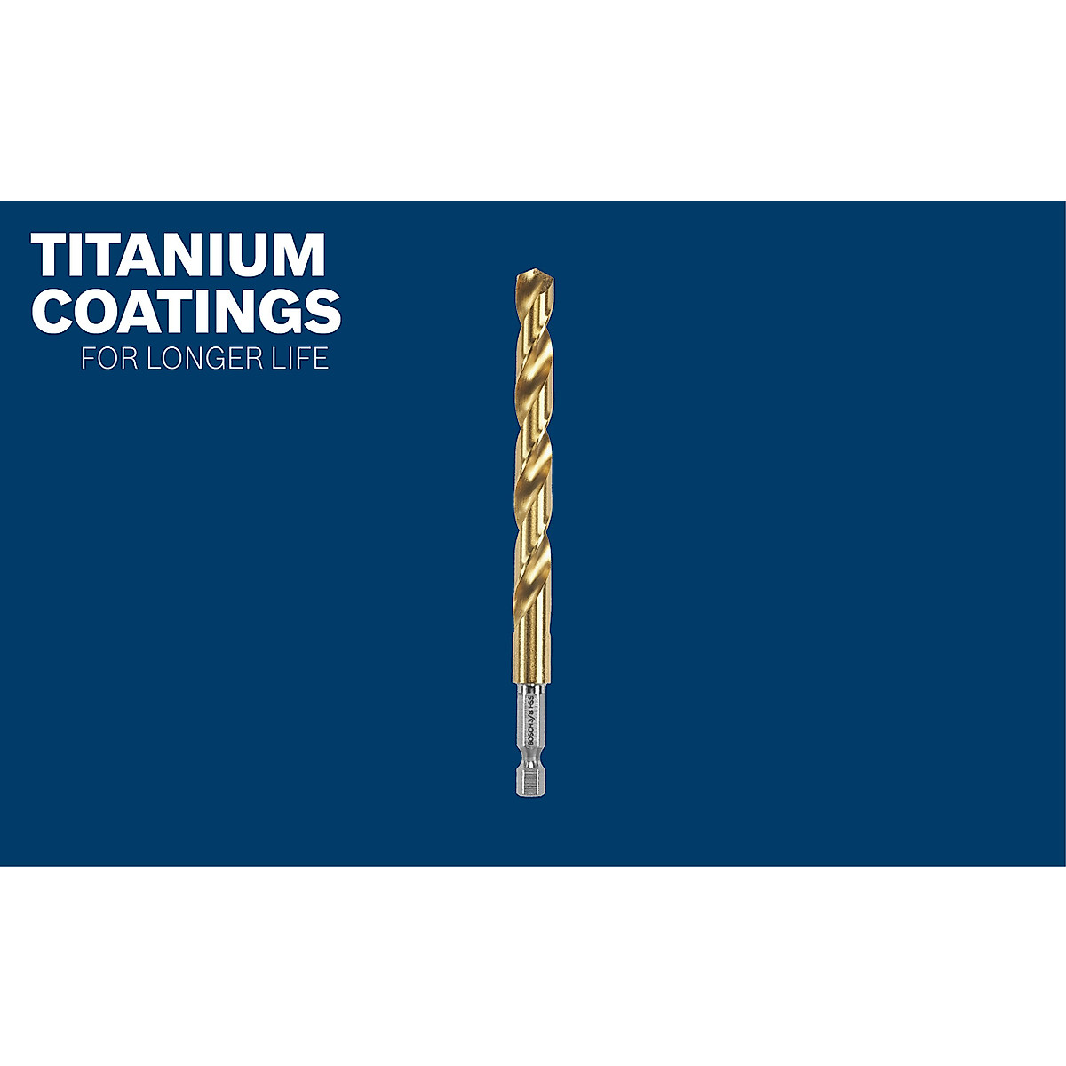 BOSCH TI2133IM 3/32 In. x 2-1/4 In. Impact Tough Titanium Drill Bit