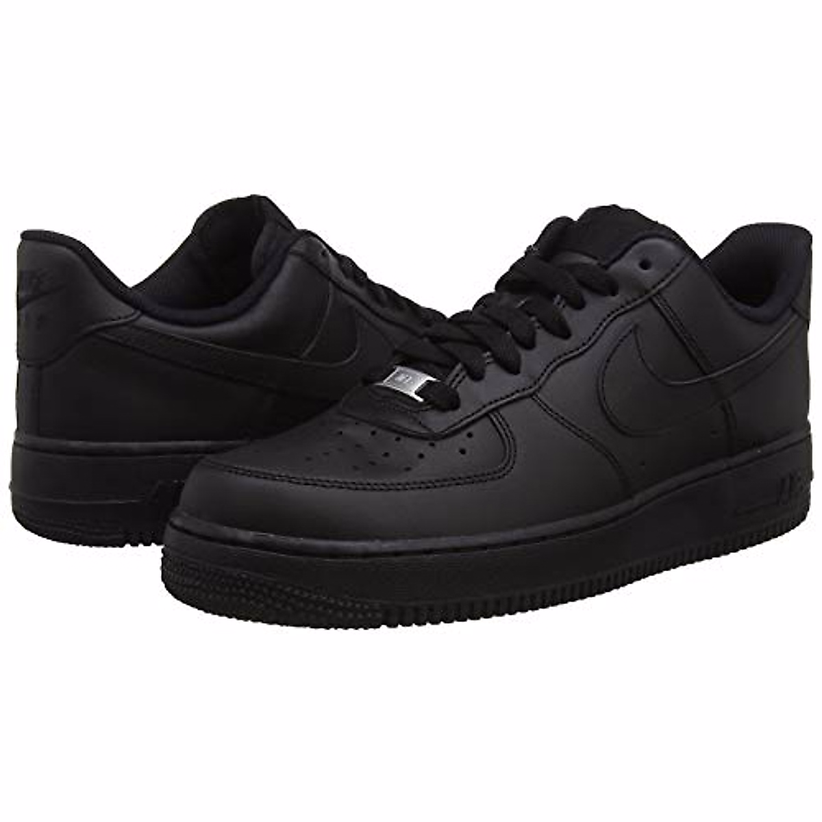 Nike Air Force 1 ´07, Women's Low-Top Sneakers ALL BLACK WOMEN'S SIZE 12