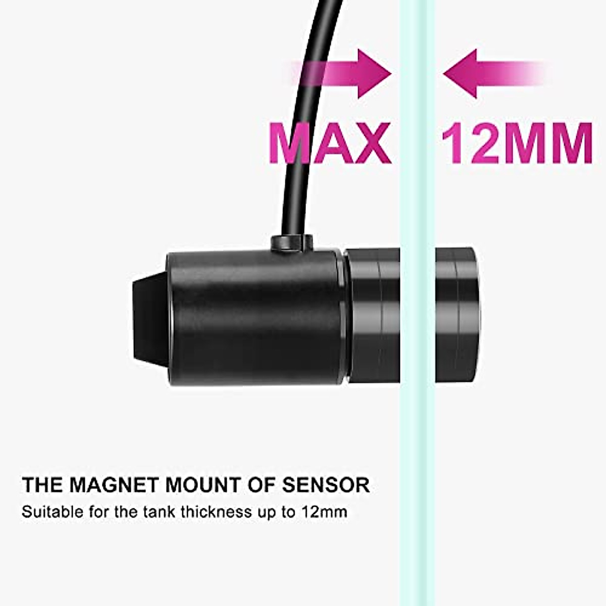 JEBAOJECOD Smart Aquarium Auto Top off Water Refiller System,Water Replenisher Water Level Controller for Fish Tank(Jebato-150) Black