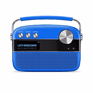 Saregama Carvaan Premium (Pop Color Range) Hindi - Portable Music Player with 5000 Preloaded Songs, FM/BT/AUX (Coral Pink)