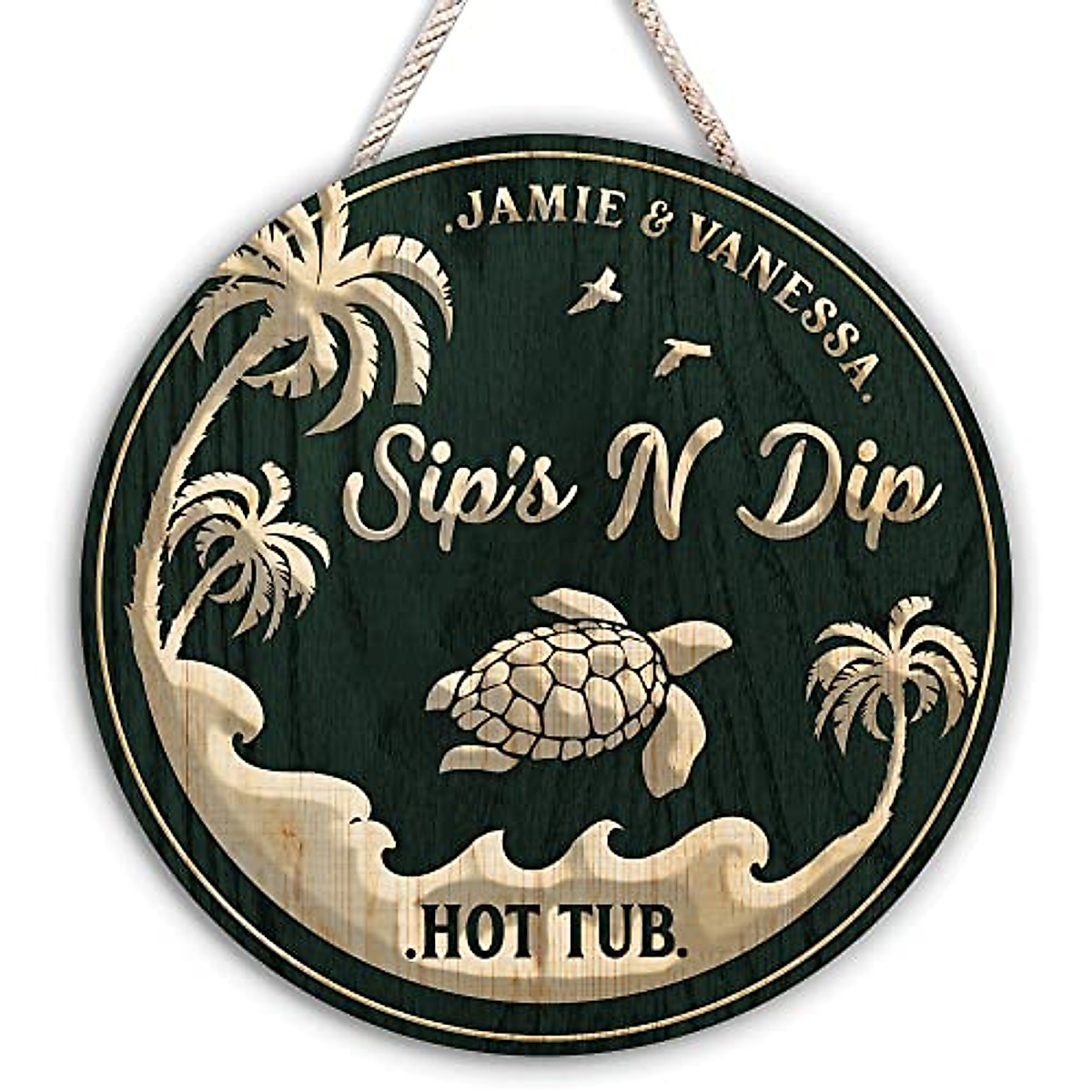 Hyturtle Custom Hot Tub Wooden Sign 8' 12' 18', Personalized Hot Tub Sign, Hot Tub Decor, Jacuzzi Signs, Custom, Pool Sign, Lake Sign, Custom Hot Tub Sign, Turtle Sign.