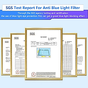 ZOEGAA 14" Anti Blue Light and Anti Glare Laptop Screen Protector Compatible with HP Pavilion 14, HP Chromebook 14, HP Stream 14, Acer Chromebook 14, Acer Aspire 14" 16:9