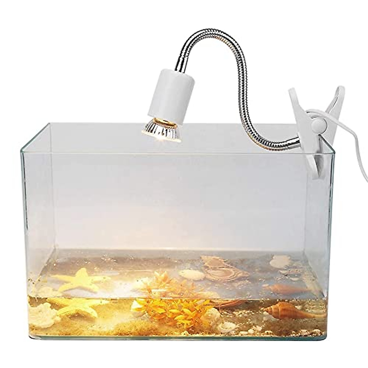 Dehydrator Reptile Heat Lamp 220-240V Healthy Lamp Bulbs Aquarium Heat Basking Spot Light Spiral Compact Reptile Sunlight for Reptile Snake Lizard Tortoise Gecko (Color : White-75W)