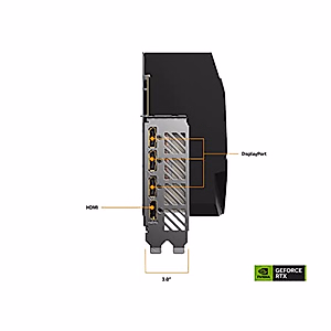 GIGABYTE AORUS GeForce RTX 4080 Master 16G Graphics Card, 3X WINDFORCE Fans, 16GB 256-bit GDDR6X, GV-N4080AORUS M-16GD Video Card