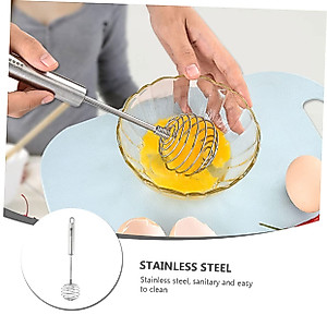 SHOWERORO Stainless Steel Beater Whisk Hand-held for Cooking Whisk for Sauce Beverage Non Design