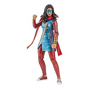 Marvel Hasbro Legends Series Disney Plus Ms MCU Series Action Figure 6-inch Collectible Toy, Includes 2 Accessories and 1 Build-A-Figure Part