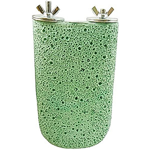 Lava Ledge Birds Rats Chinchillas, Teeth Grinding Lava Block for Rabbits, Hamsters and Parrots, Mineral Block, Easy Installation Random Color