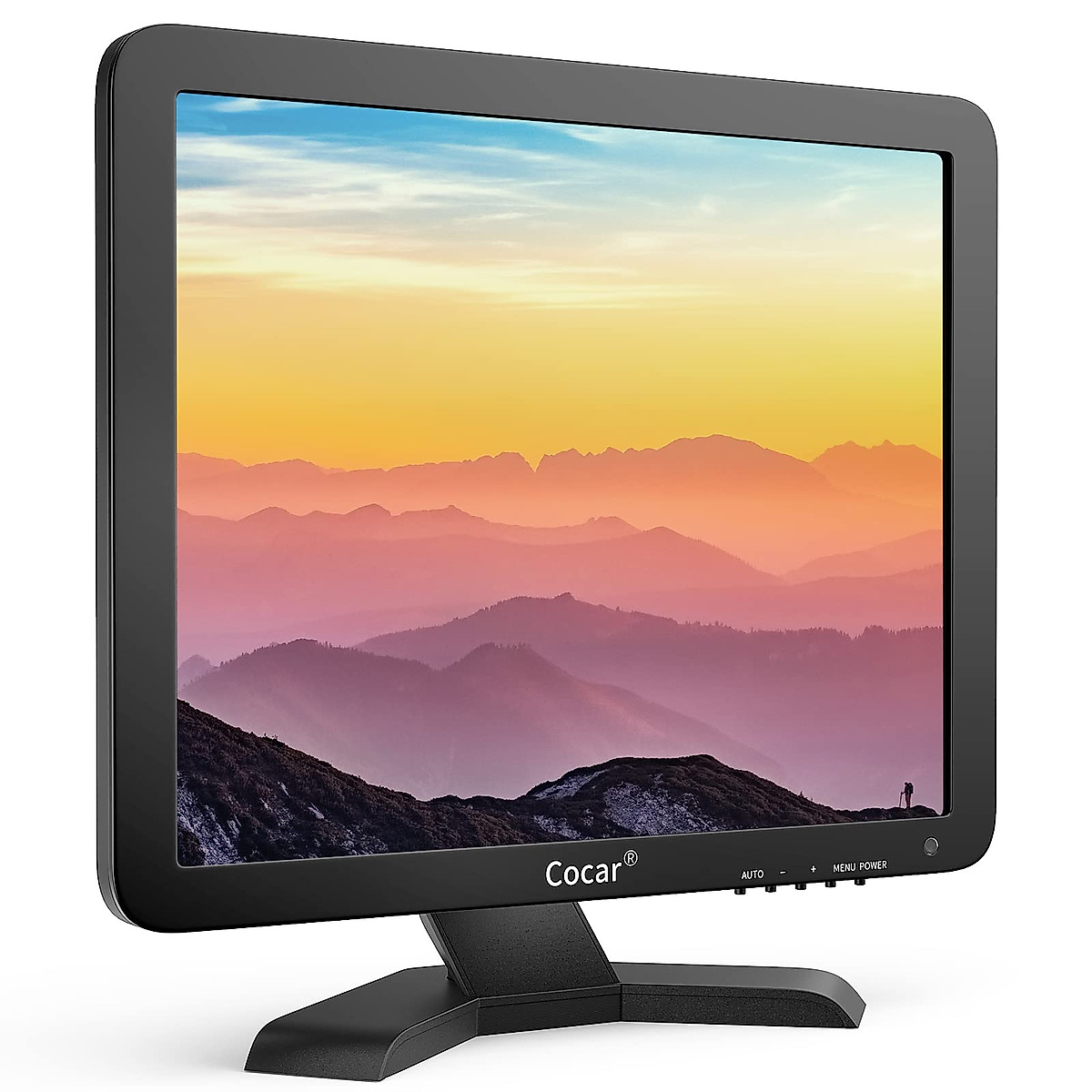 15" Touchscreen Monitor, LED TFT Touch Screen Display LED Monitor 1024x768 Resolution VGA for PC/POS Cashier Retail Restaurant Bar Coffee Store Menu Order Point of Sale