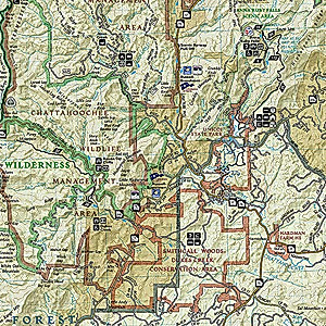 Brasstown Bald, Chattooga River Map [Chattahoochee and Sumter National Forests] (National Geographic Trails Illustrated Map, 778)