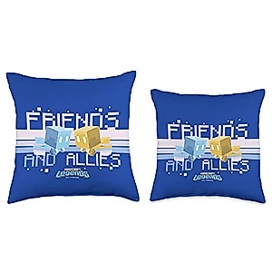 Minecraft Legends Friends and Allies Allays Gathering Throw Pillow, 16x16, Multicolor