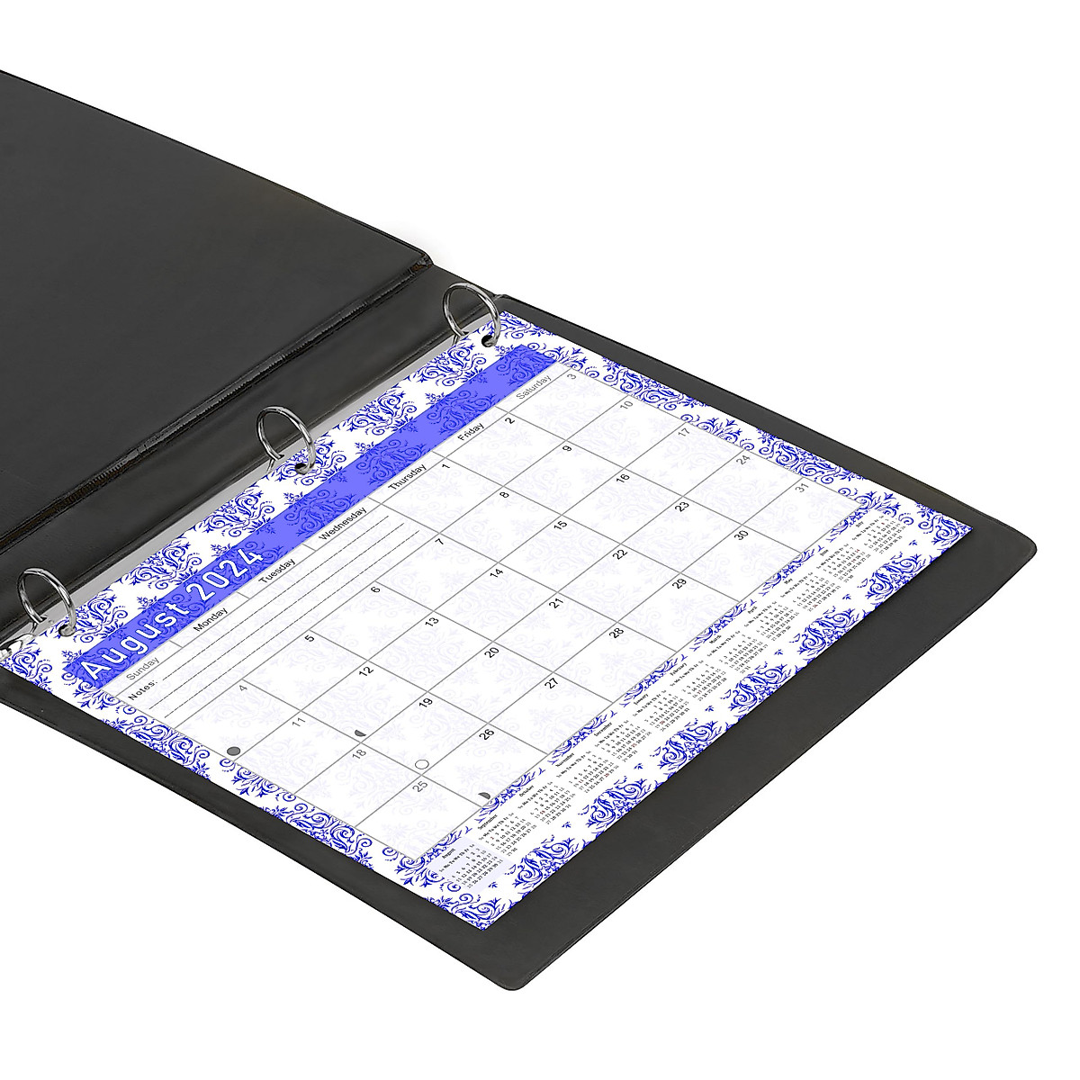 2024-2025 Academic Year 12 Months Student Calendar/Planner for 3-Ring Binder, Desk or Wall (Edition #018)