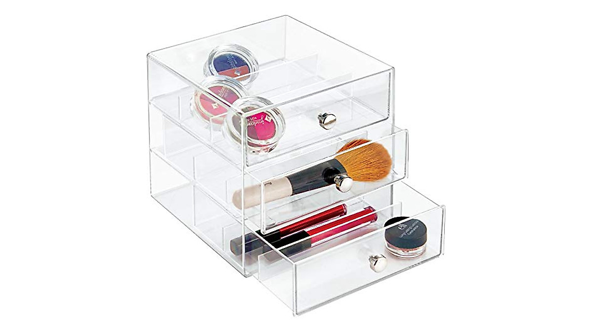 iDesign 3-Drawer Vanity Organizer – Clear Storage Solution