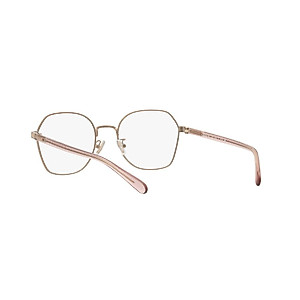Coach HC5155 Prescription Eyewear Frames, Shiny Rose Gold/Demo Lens, 54 mm