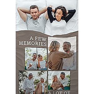 Magimagine Custom Collage Blanket Gift , Personalized Photo Blanket for Family, Unique Gifts for Christmas/Anniversary/Birthday/ Wedding/Souvenir